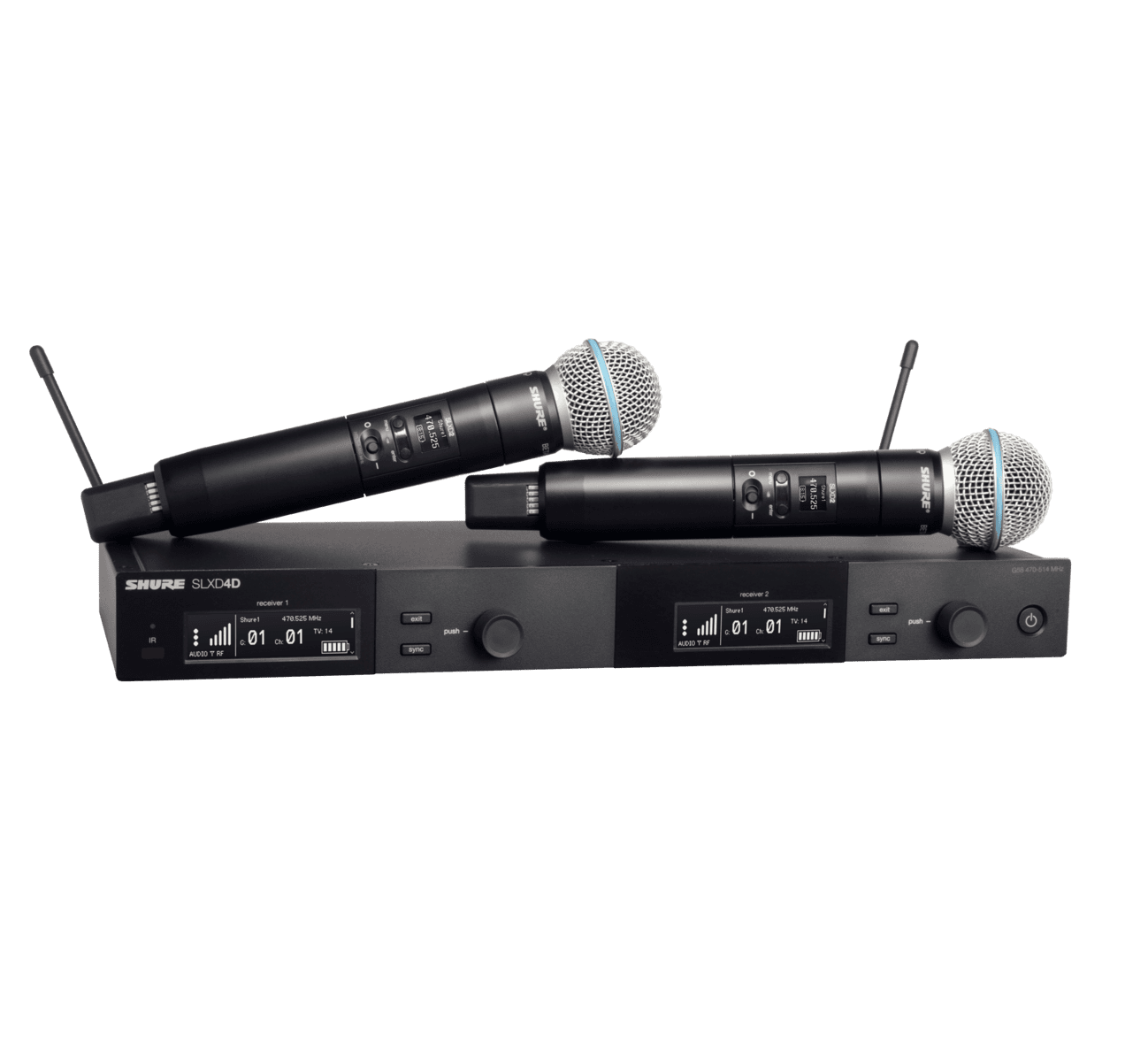 Shure SLXD24D/B58 - Dual Wireless Handheld System | RK Audio