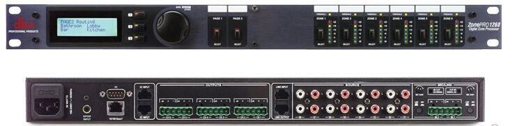 DBX 1260 ZonePRO 12x6 Digital Zone Processor | RK Audio