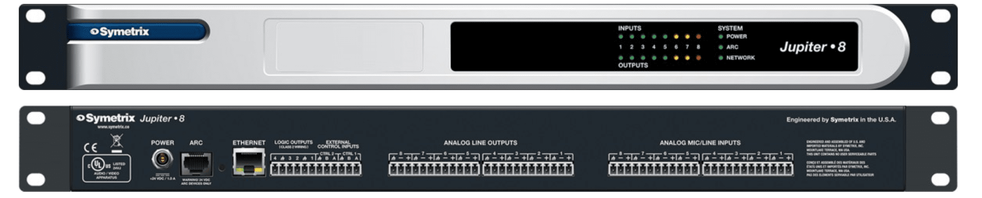 Symetrix Jupiter 8 - 8x8 App Configurable DSP | RK Audio