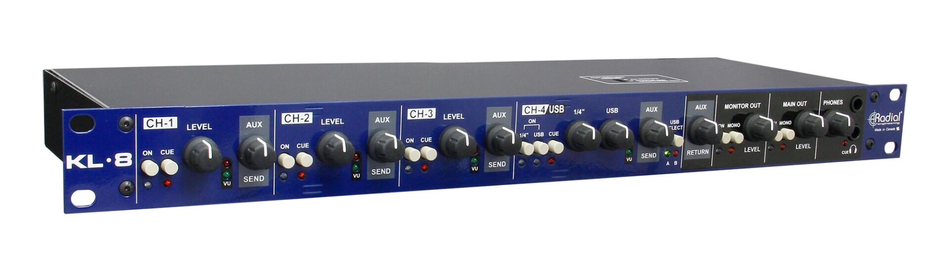 Radial KL-8 - Rackmount Keyboard Mixer | RK Audio