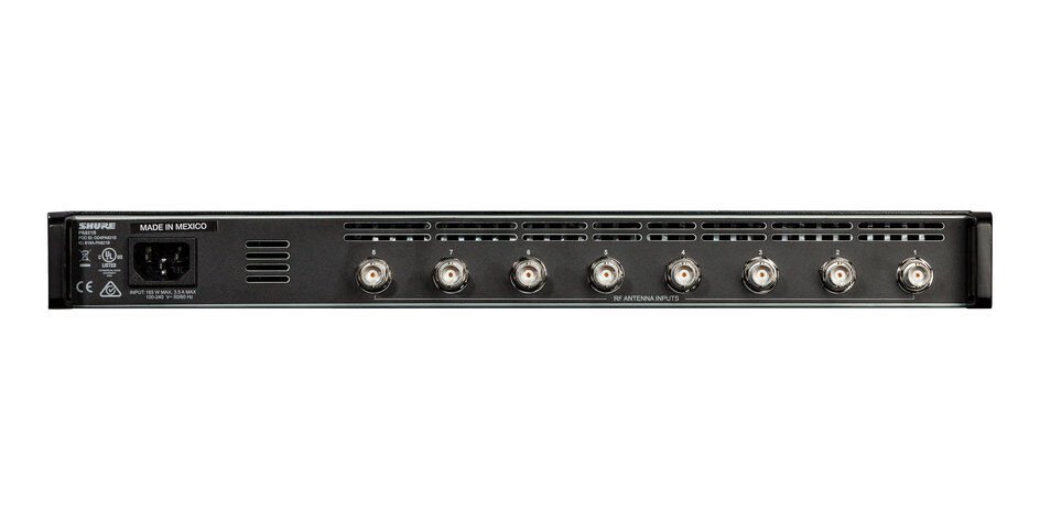 Shure PA821B - 8-Channel PSM Antenna Combiner | RK Audio