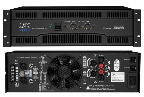 QSC RMX5050A 1100W RMX Series Power Amplifier | RK Audio