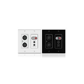 Attero Tech by QSC unD6IO - Dante Networked Audio Wall Plate | RK Audio