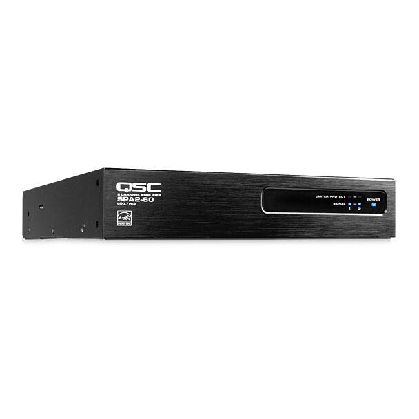 QSC SPA2-60 - 60W 2-Channel EnergyStar Power Amplifier | RK Audio