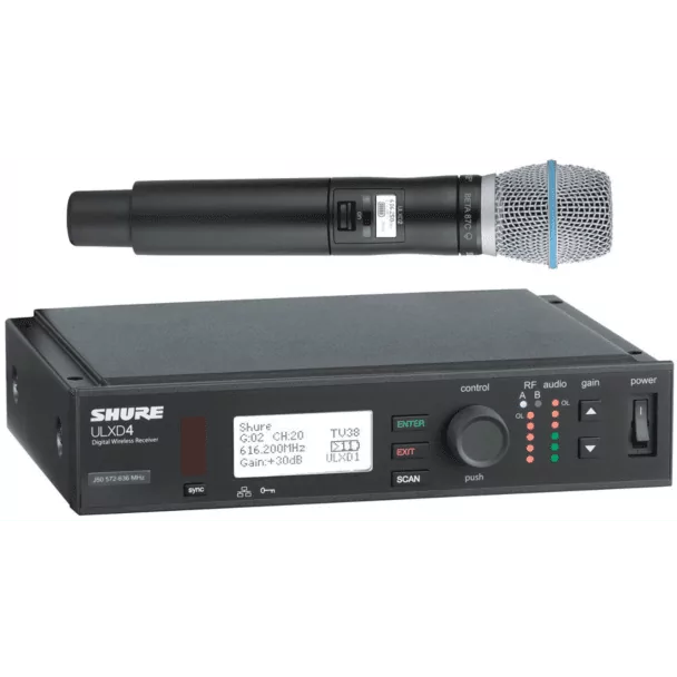 Shure ULXD24/B87C ULX-D-Digital Handheld Wireless System | RK Audio